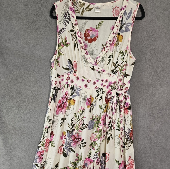 Bila | Dresses | Bila Boho Wrap Vneck Sun Midi Dress Tank Floral ...